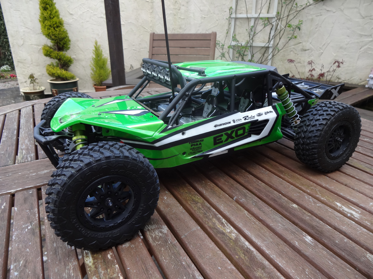 SOLD*******New built Axial Terra Exo buggy + hop-ups + castle 4 pole ...